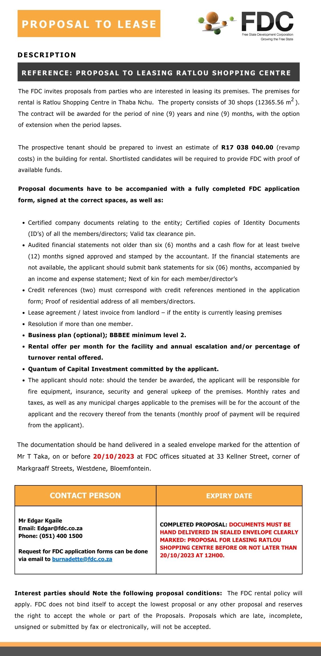 Home - Free State Development Corporation